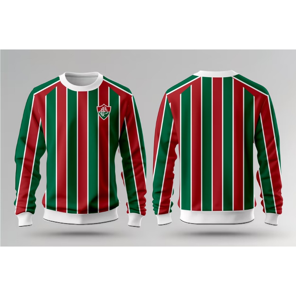 Sueters Blusa Agasalho Moleton Fluminense Personalizado | Shopee Brasil