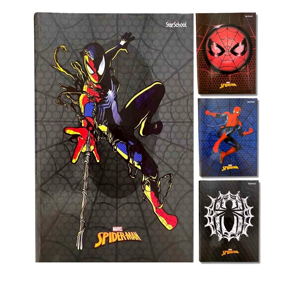 Caderno Brochurão Spider Man Universitário Capa Dura 80 Folhas Spider ...