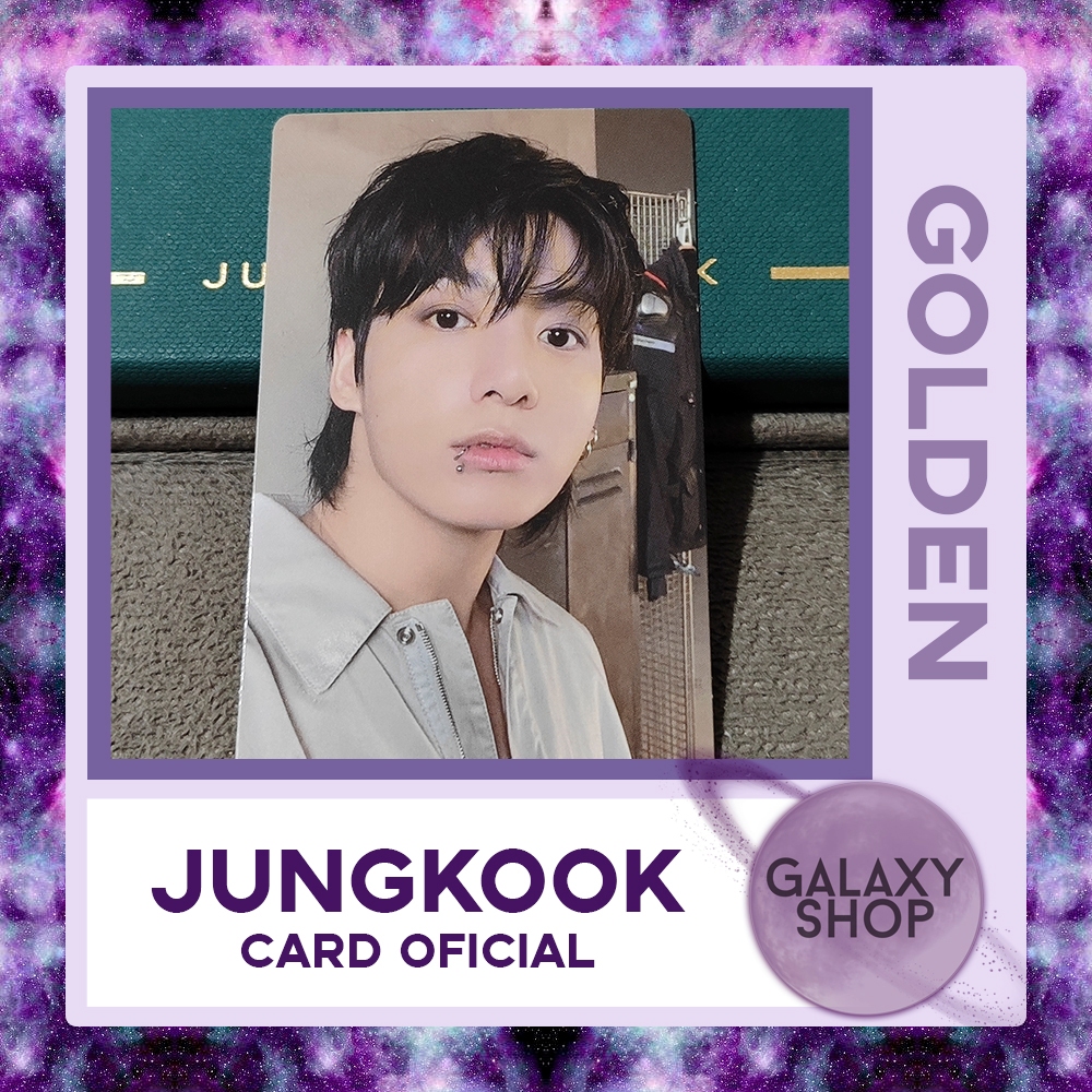 Cards Oficiais - Golden by Jungkook (Shine Version) | Shopee Brasil