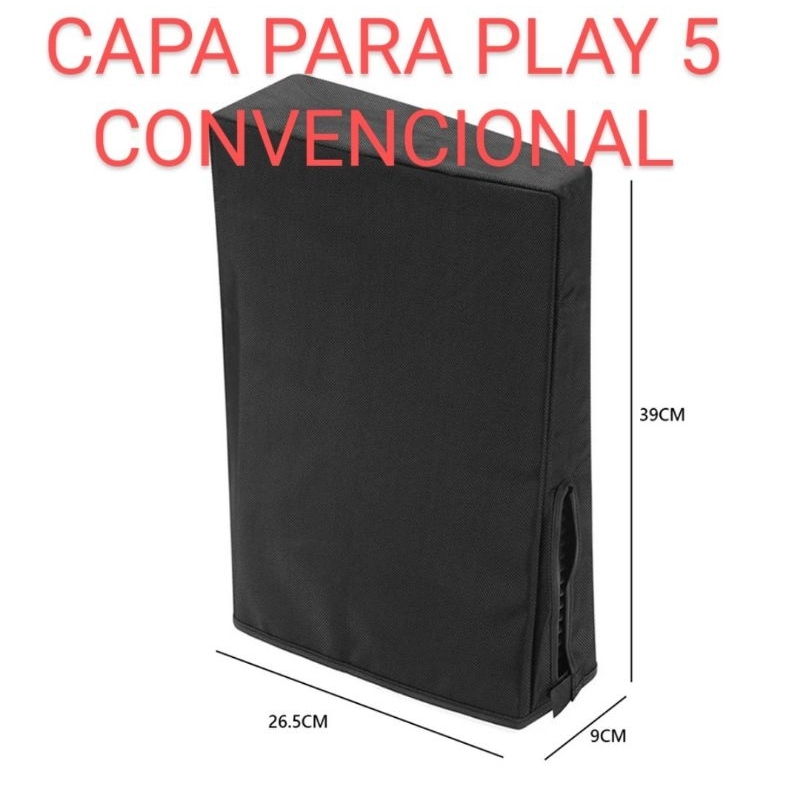 Capa vertical básica para PlayStation 5. Modelos Slim e Convencional ...