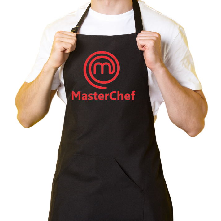 Avental Master chef preto com bolso em Oxford | Shopee Brasil