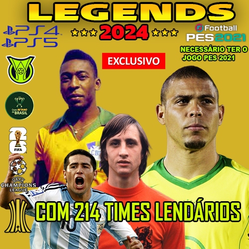 PATCH LEGENDS PLAY4/PLAY5 PES 2021 | Shopee Brasil