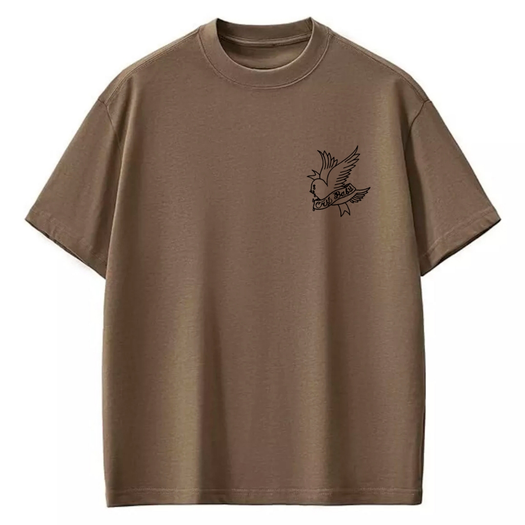 Camiseta Oversized Streetwear Cry Baby Lil Peep | Shopee Brasil
