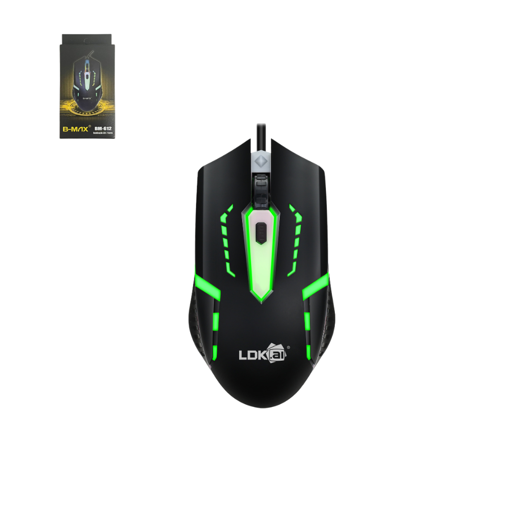 Mouse Gamer Led Rgb 7 Cores Óptico Com Fio Usb Até 3200Dpi Design Ergonômico Antiderrapante ...