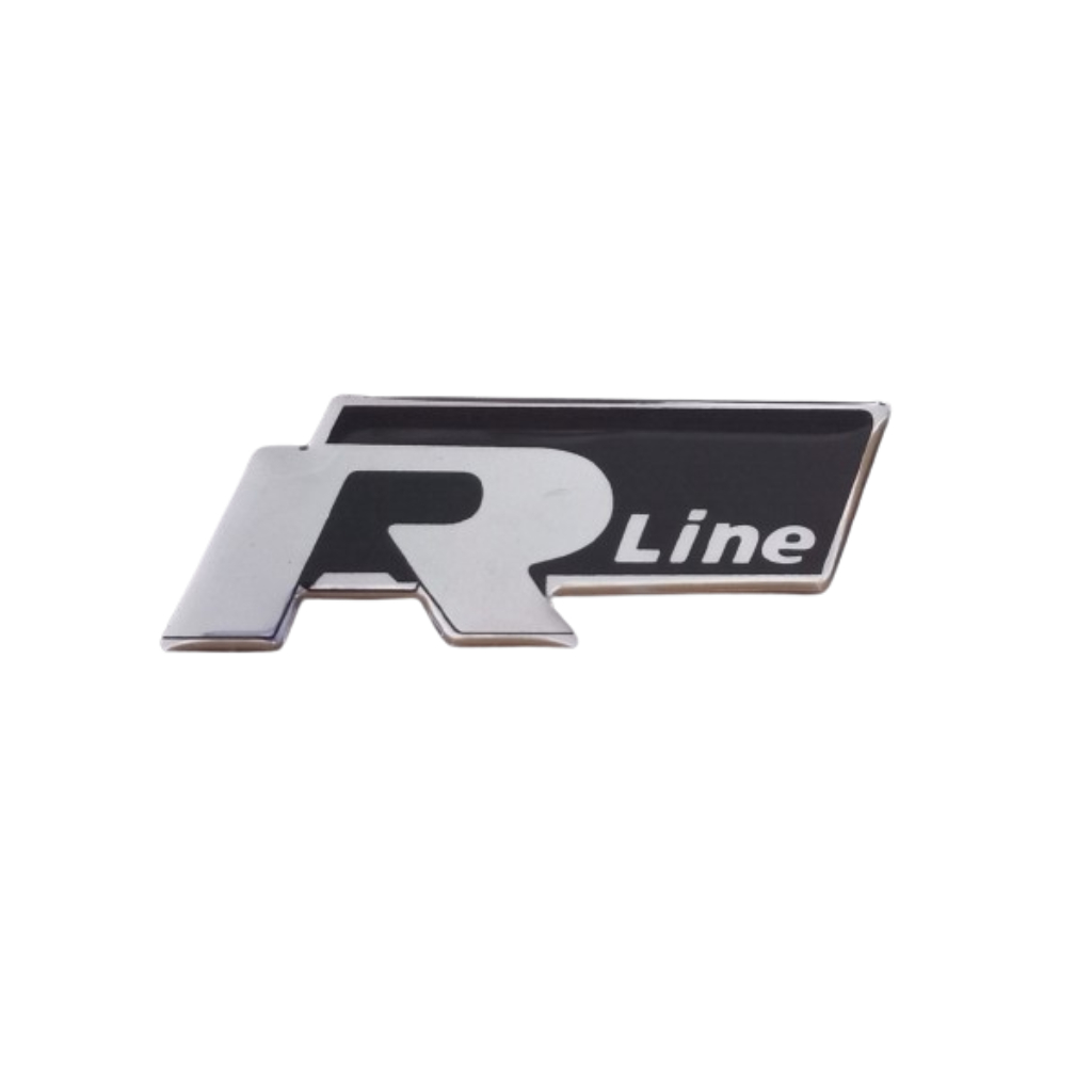 Emblema Resinado R-Line Lateral Volkswagen ( Preto ) | Shopee Brasil