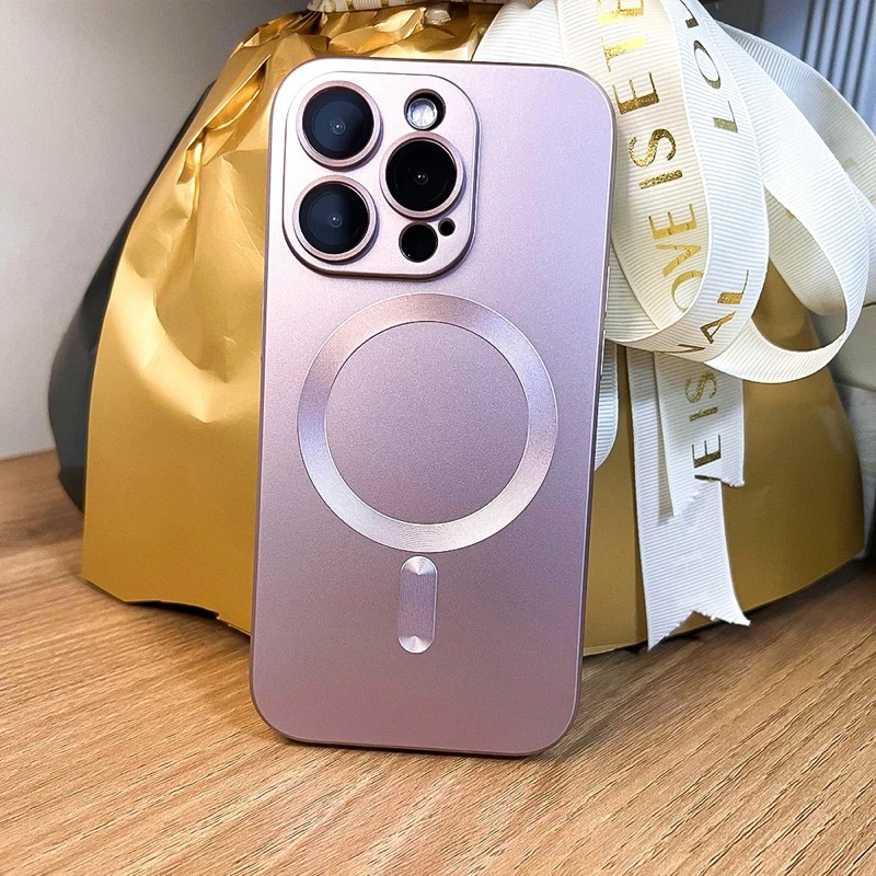 MG01- METAL - Capa Capinha Magsafe Magnético Metálico Sem Fio para iPhone 11 12 13 14 15 Plus ...