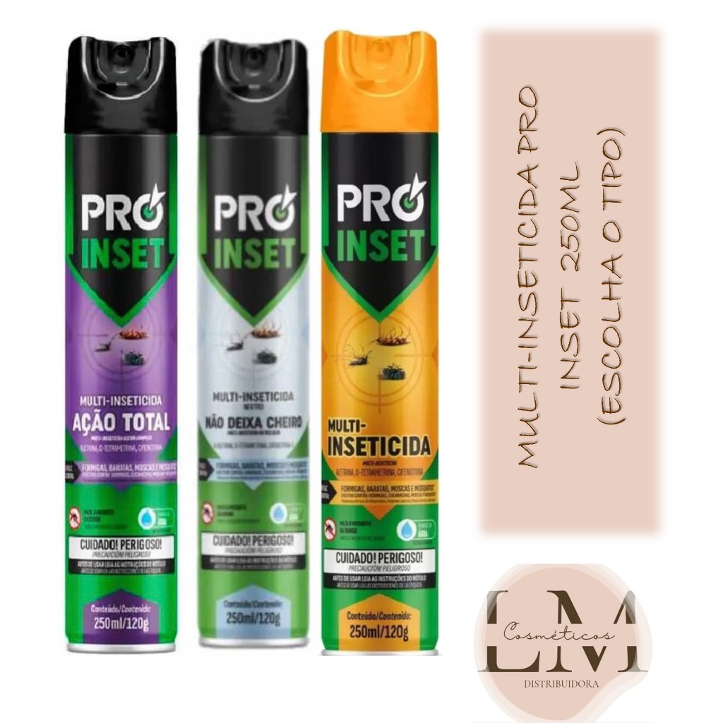 Multi-inseticida Pro Inset 250ml (Escolha O Tipo) | Shopee Brasil