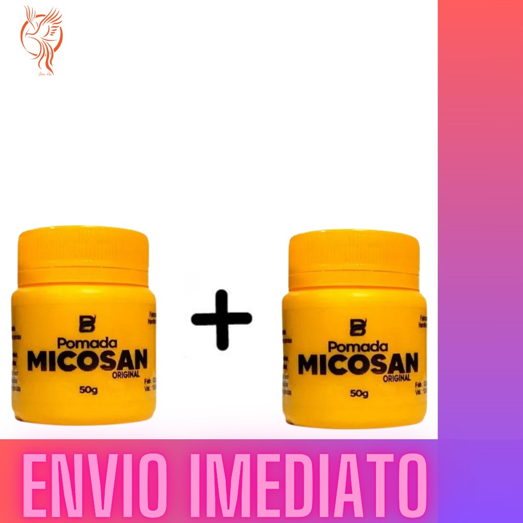 Kit 2 Pomada Micosan Original Para Micoses Clareador de Manchas Remove ...