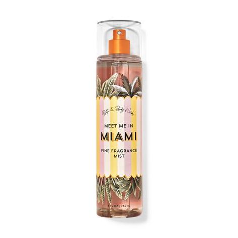 Body Splash Meet me in Miami Bath & Body Works | Shopee Brasil