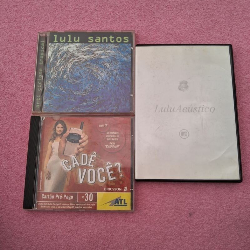 Kit DVD + 2 CD Lulu Santos MPB | Shopee Brasil