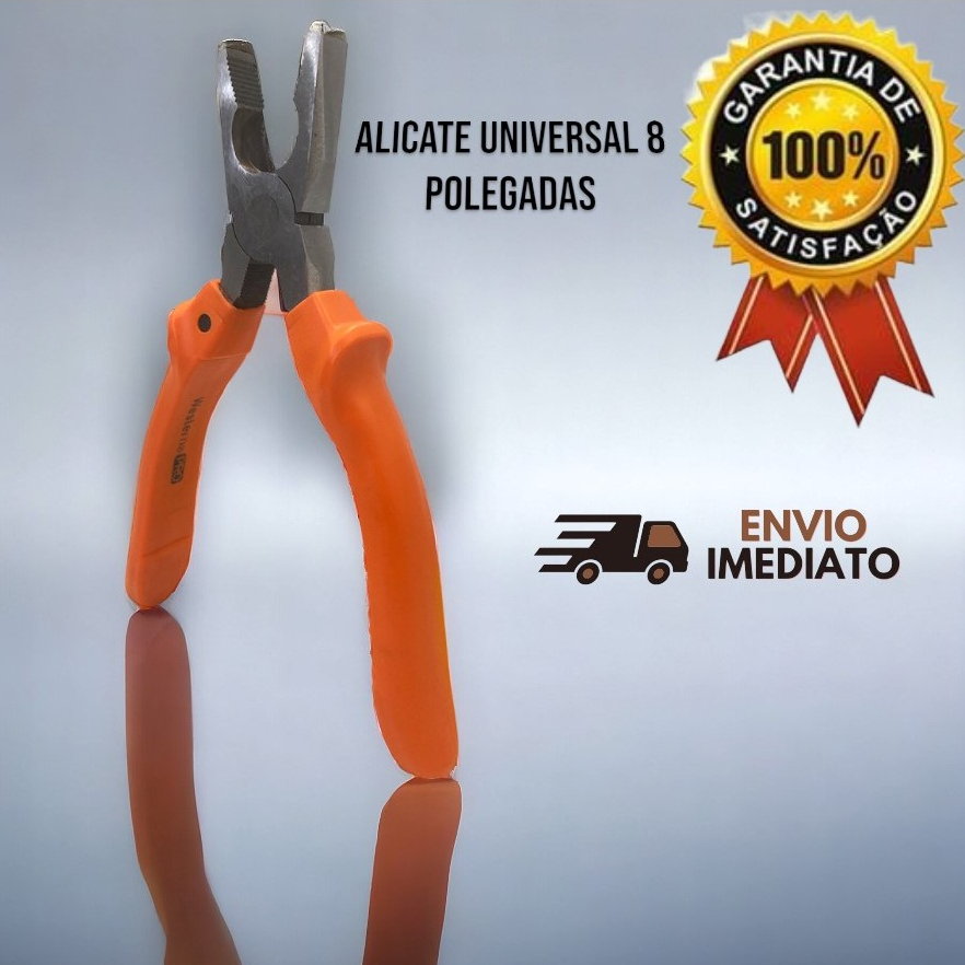 Alicate Universal 8 Polegadas Eletricista Original | Shopee Brasil