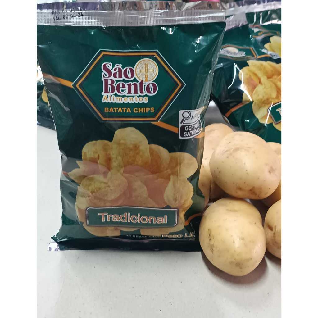 Batata Chips Original Caseira SB Alimentos 75g Deliciosa | Shopee Brasil