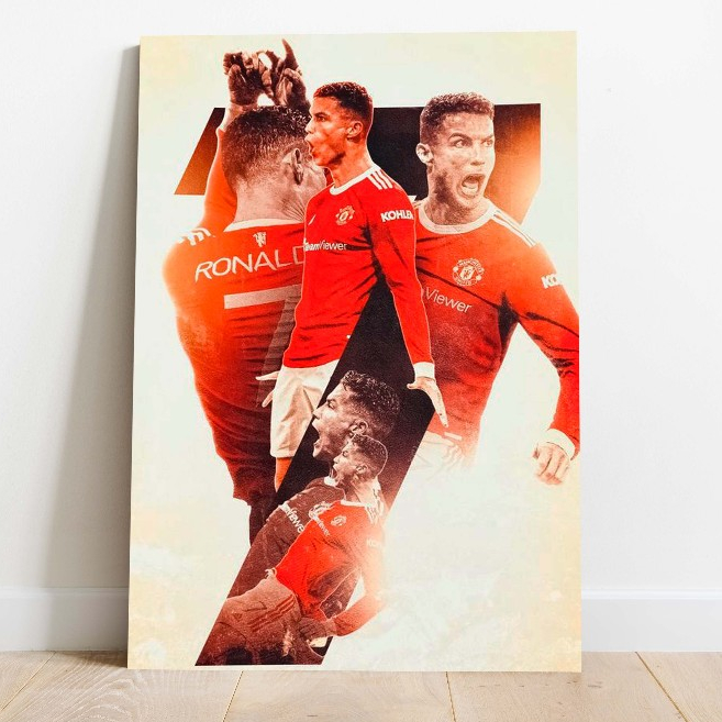 Placa Decorativa Cristiano Ronaldo em MDF 20x29cm | Shopee Brasil