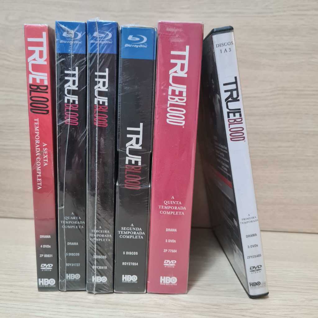 Box Seriado True Blood Temporadas 1 a 6 DVDs e Bluerays | Shopee Brasil