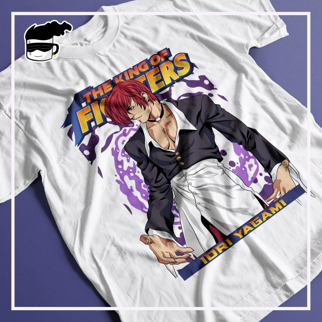 Camisa The King Of Fighters Unissex Camisa KOF Kyo Leona Iori Rugal ...