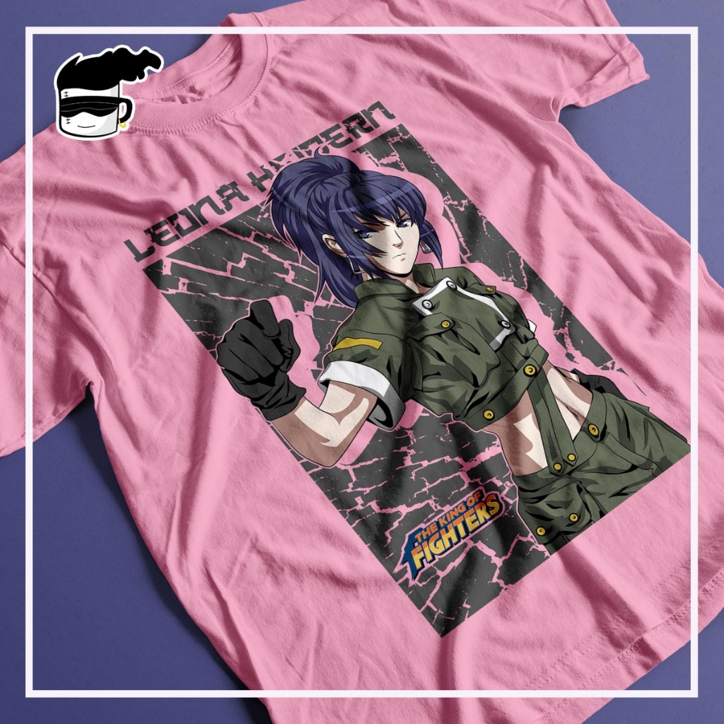 Camisa The King Of Fighters Unissex Camisa KOF Kyo Leona Iori Rugal ...