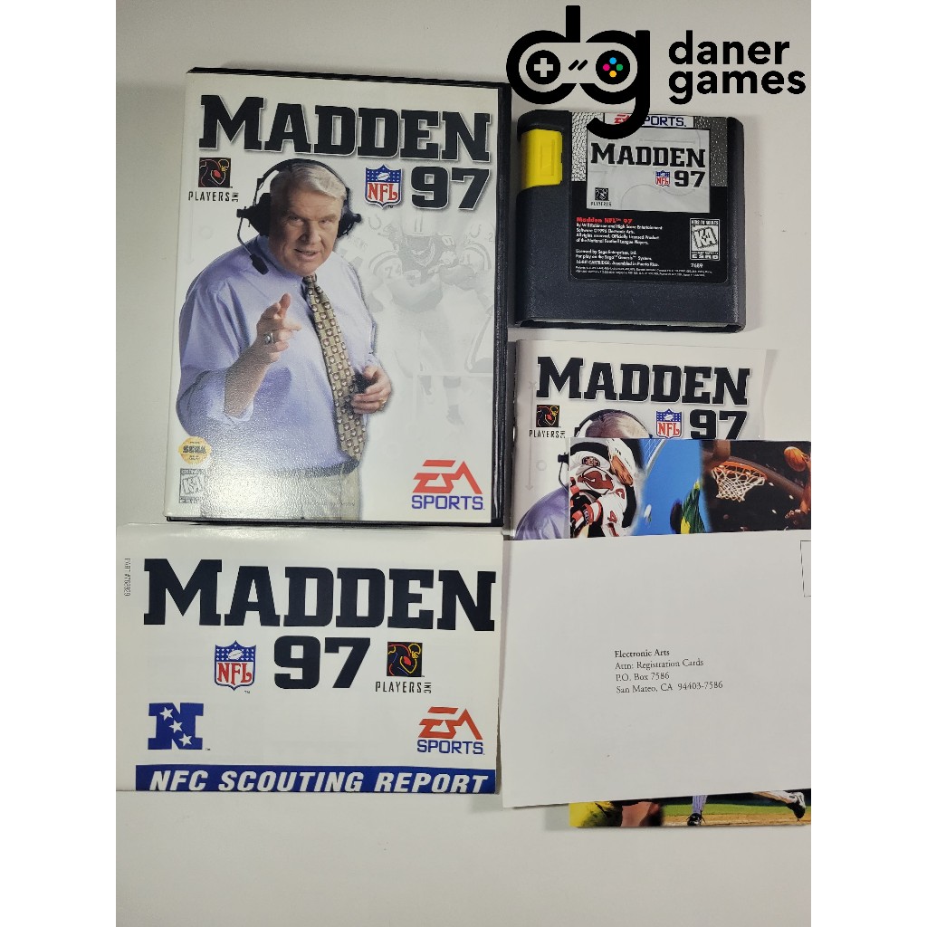Madden NFL 97 para Mega Drive / Genesis - Completo, Original | Shopee ...