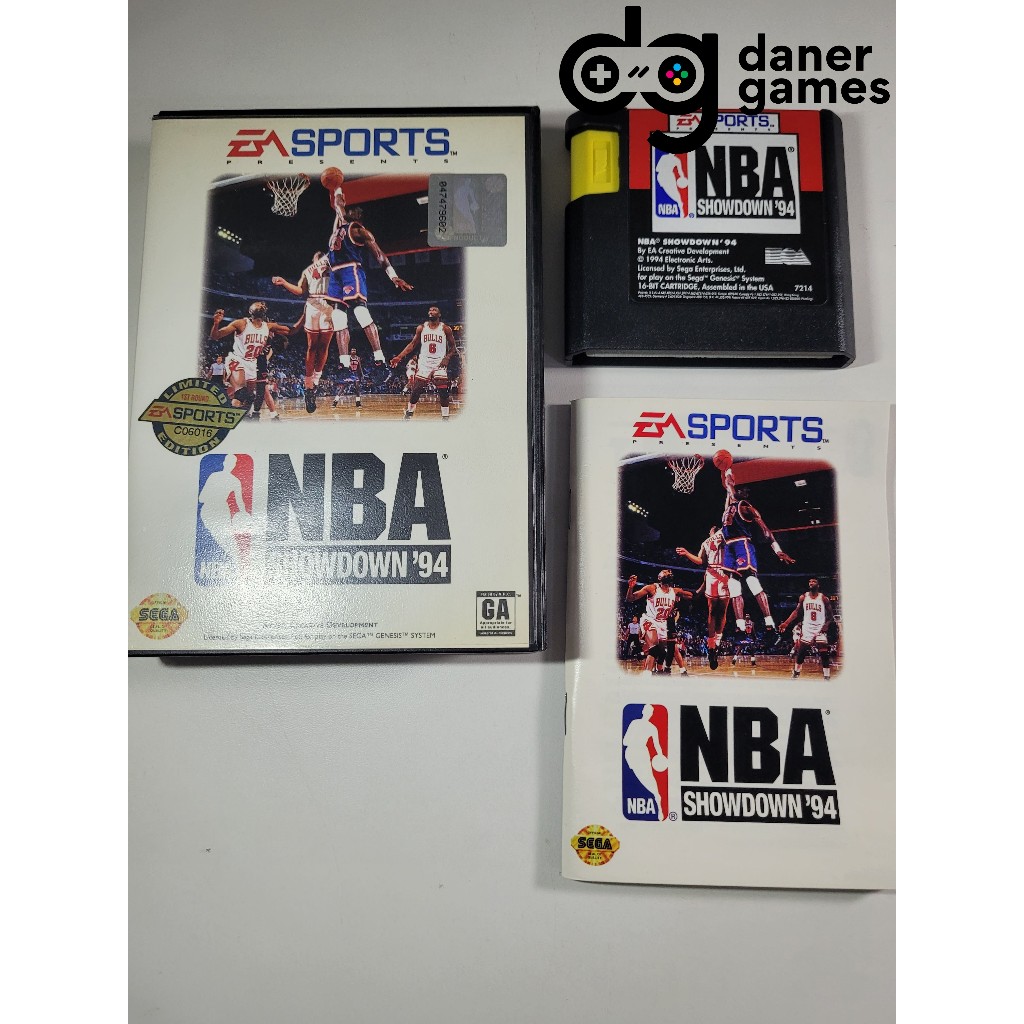 NBA Showdown 94 para Mega Drive / Genesis - Completo, Original | Shopee ...