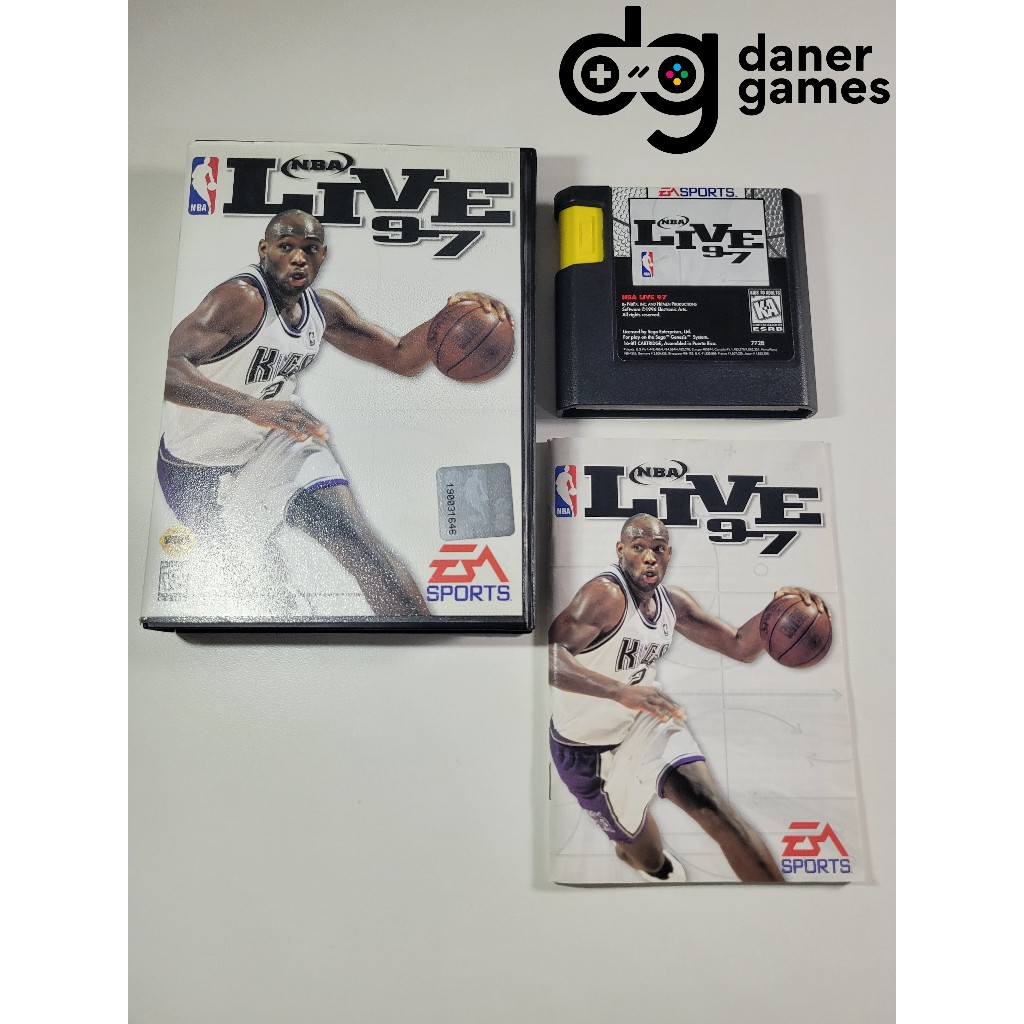 NBA Live 97 para Mega Drive / Genesis - Completo, Original | Shopee Brasil