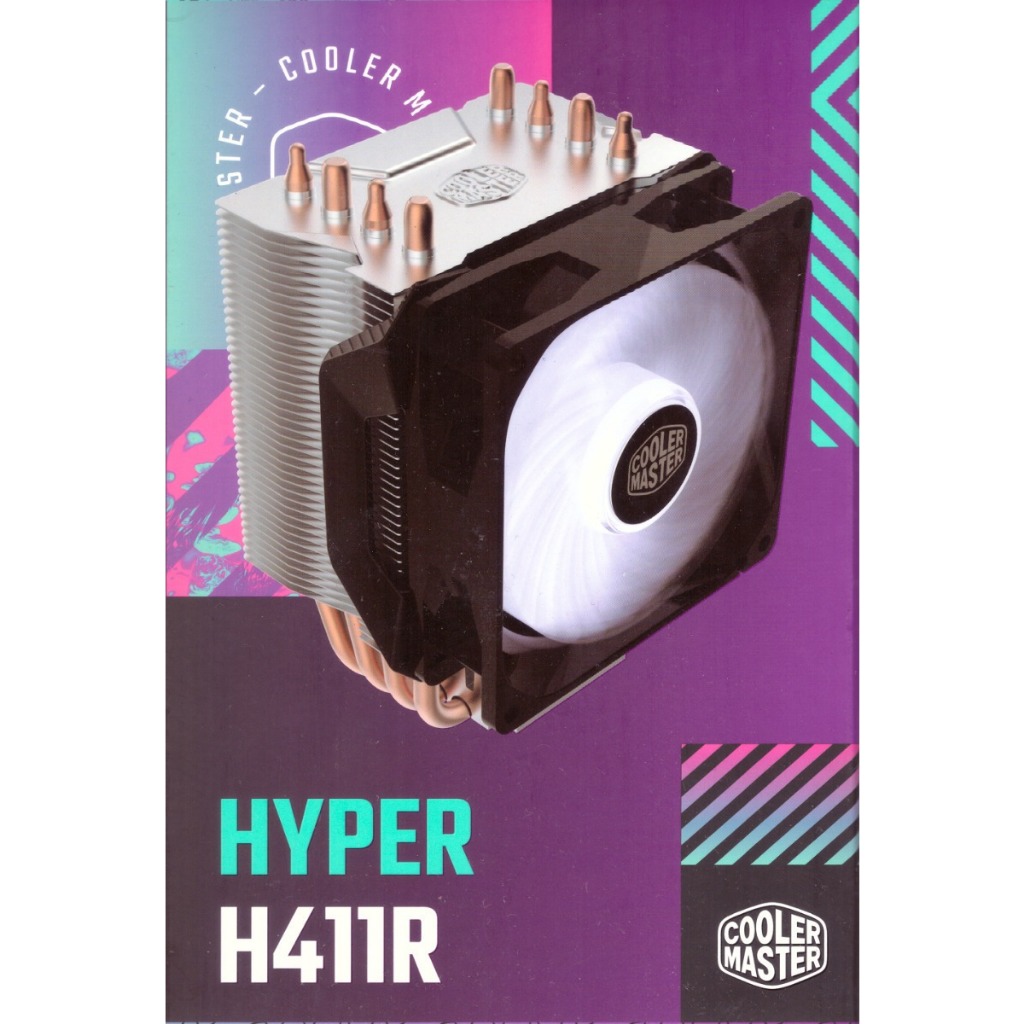Cooler Master Hyper H411r Led Branco 4 Heatpipes Cobre P/ Cpu ...