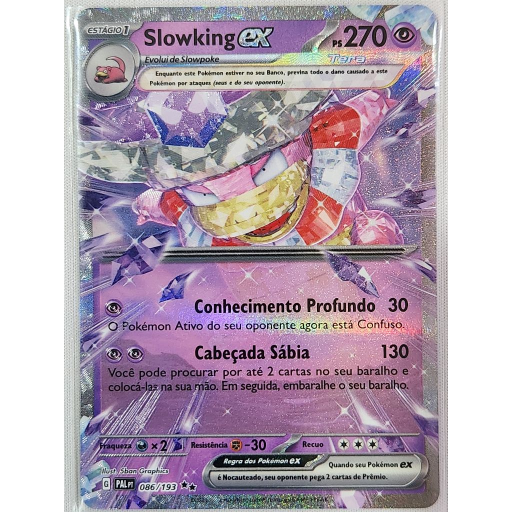 Carta Pokemon Slowking ex (086/193) PAL | Shopee Brasil