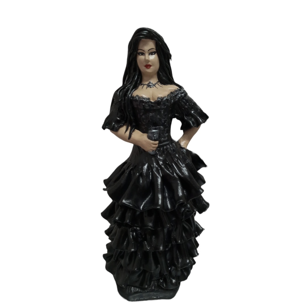 Imagem religiosa pomba gira personalizada vestido preto / Maria ...