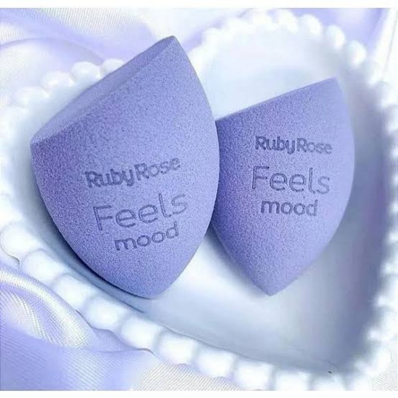 Esponja de Maquiagem Soft Blender Feels Mood - Ruby Rose | Shopee Brasil