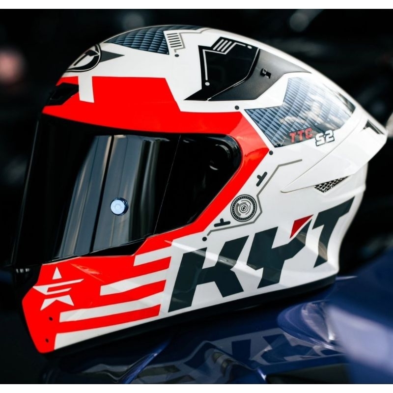 Capacete Kyt Tt Course Fuselage Red | Shopee Brasil