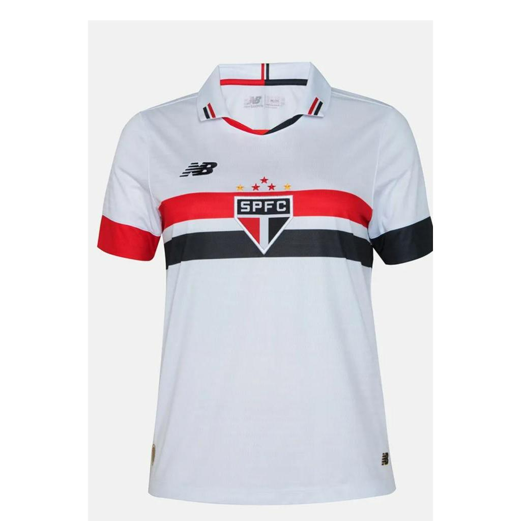 Novo Uniforme 1 São Paulo Branco SPFC 2023 Torcedor Futebol Camisa de ...