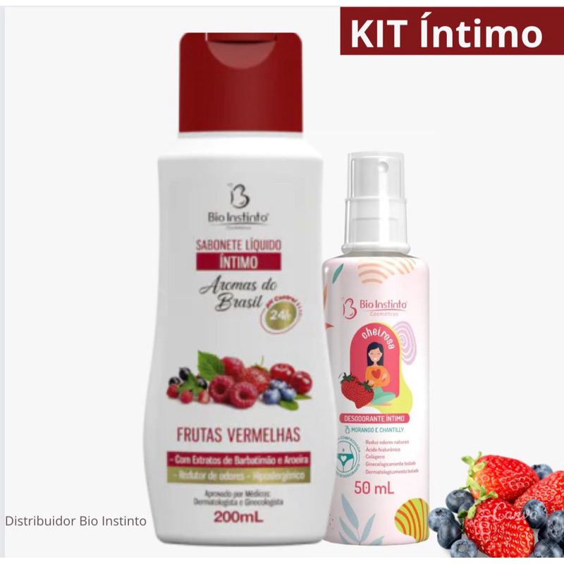 Kit Íntimo (Com 2 Itens) Sabonete Intimo + Desodorante Íntimo (Perfume ...