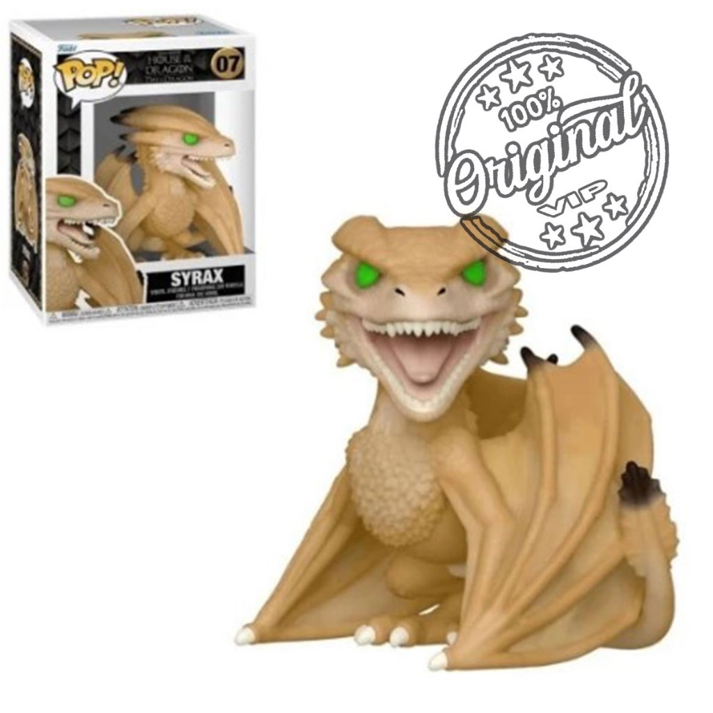 Funko Pop Syrax House of the Dragon 07 - ORIGINAL NOVO | Shopee Brasil