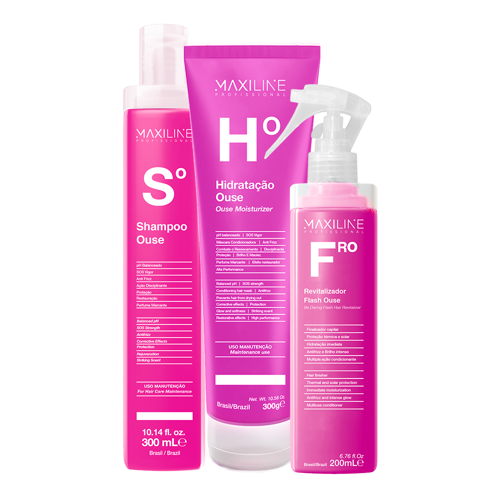 Kit Ouse Home Care Maxiline | Shopee Brasil