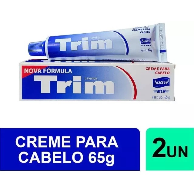 Kit 2x1 Creme Cabelo Tratamento Hidratante Trim Lavanda 65g | Shopee Brasil