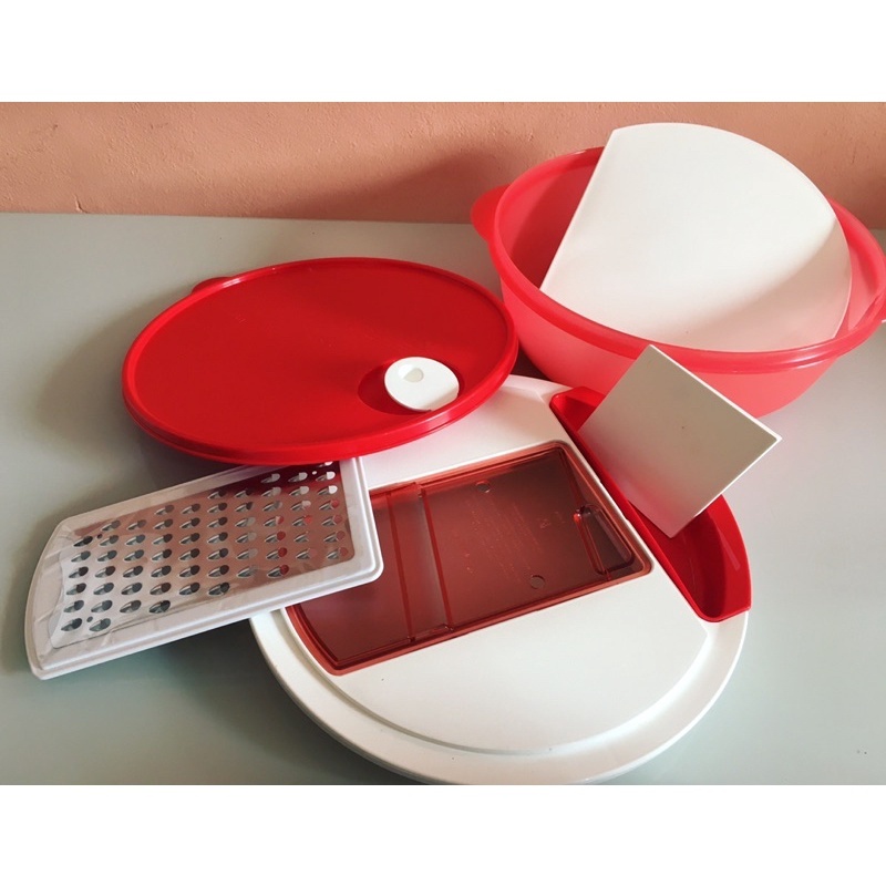 Pratica Dinamica Ralador e Fatiador Com Travessa De Microondas 3L Tupperware Original | Shopee ...