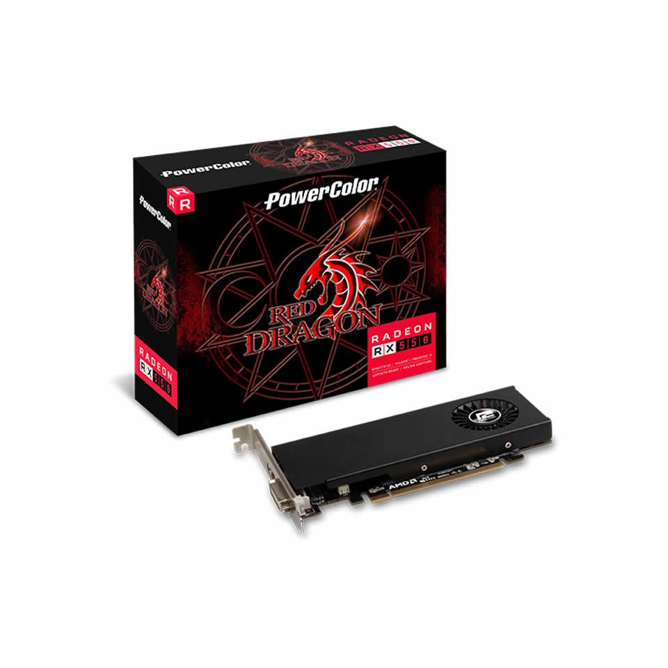 RX 550 POWERCOLOR RED DRAGON 4GB DDR5 128 bits (DVI-D/HDMI) | Shopee Brasil