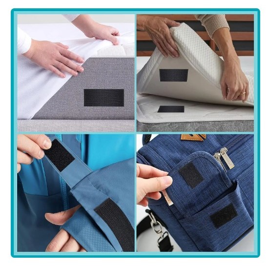 Fecho de Contato Velcro Velkro Adesivo Largo 50mm (5cm) Dupla Face ...