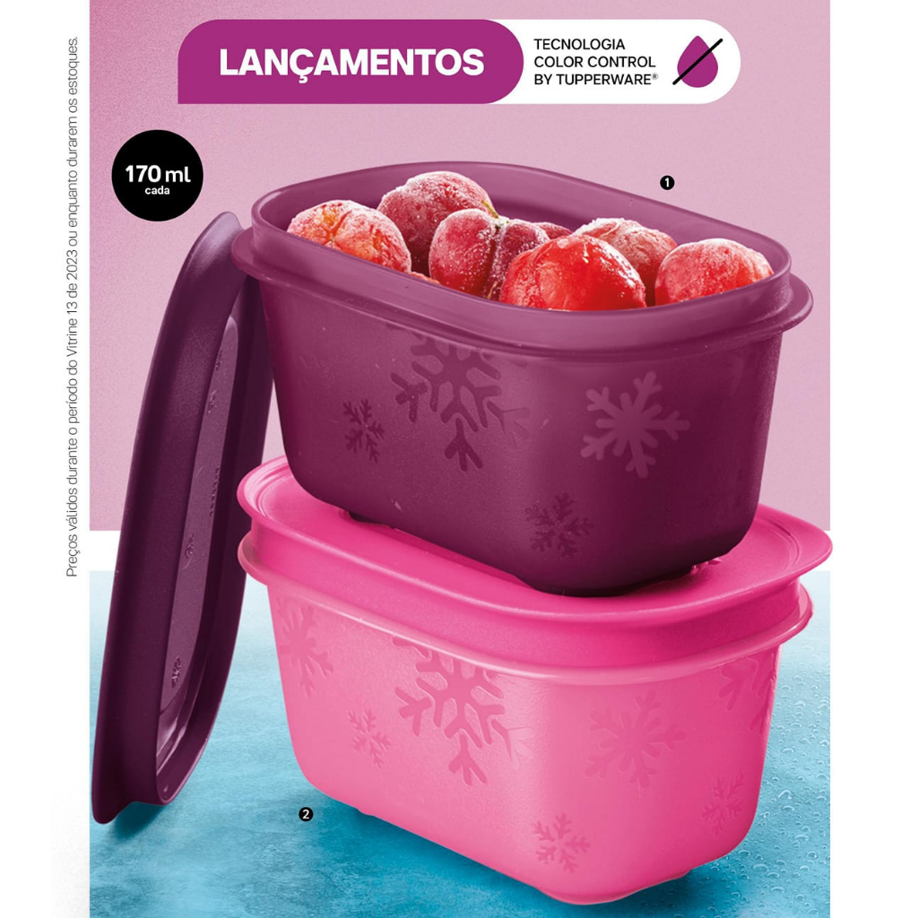 Freezer Line 170ml Tupperware | Shopee Brasil