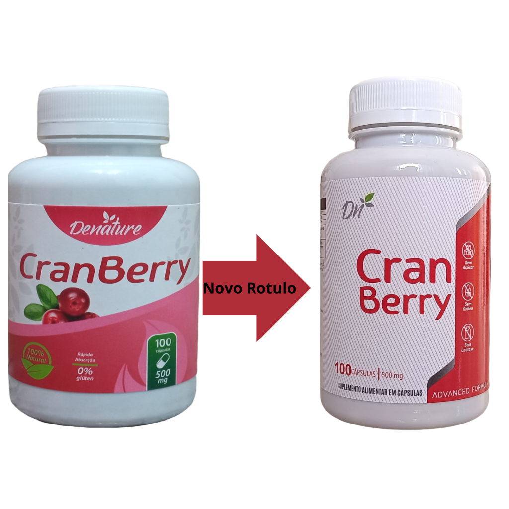 Cranberry 500mg 100 Cápsulas (denature) | Shopee Brasil