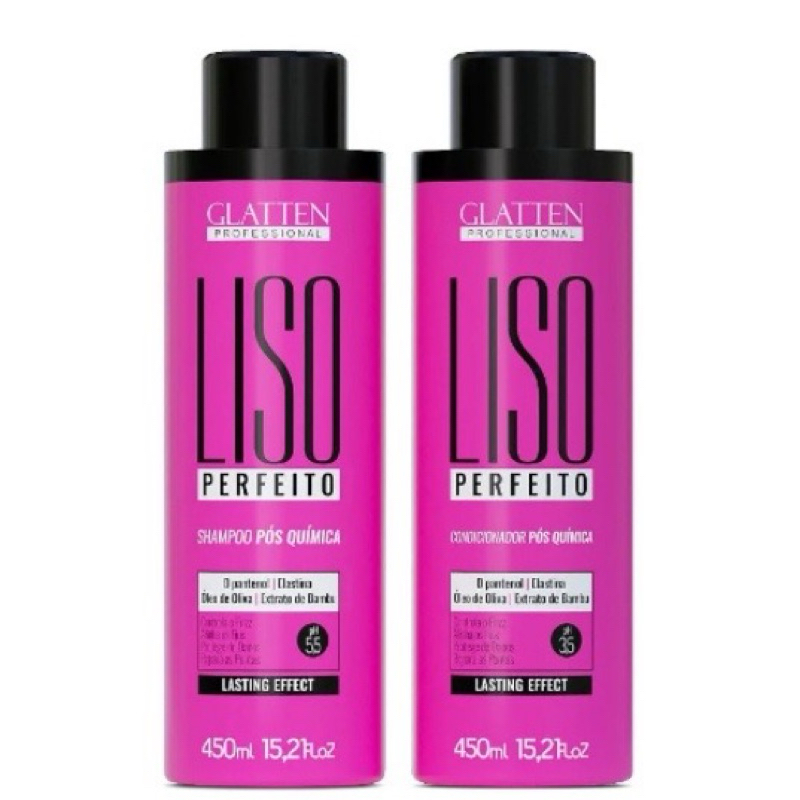 Kit Liso Perfeito Glatten ( 2 Passos) Profissional | Shopee Brasil