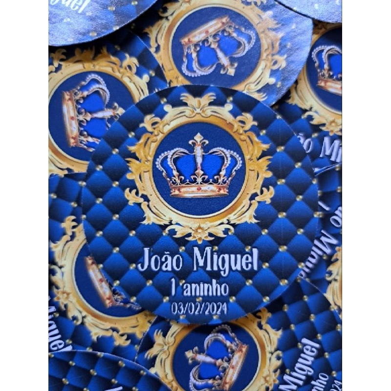 50 adesivos realeza 5x5 | Shopee Brasil