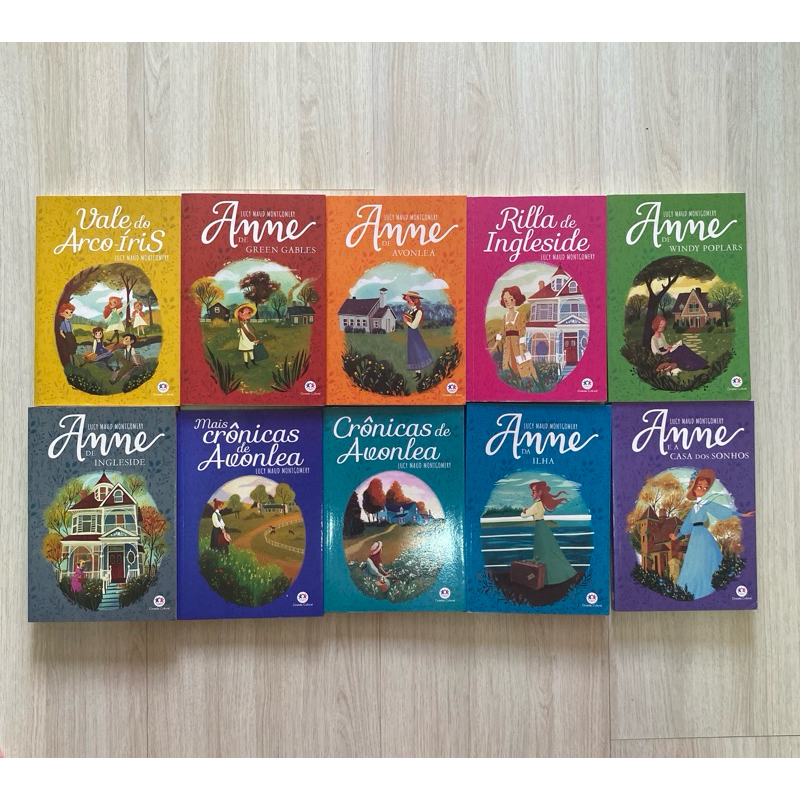 Kit livros Anne De Green Gables - 10 volumes | Shopee Brasil