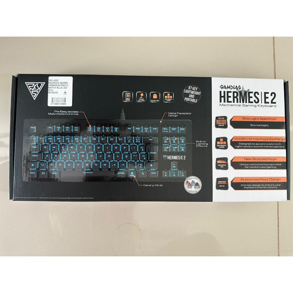 Teclado Mecânico Gamer Gamdias Hermes E2 | Shopee Brasil