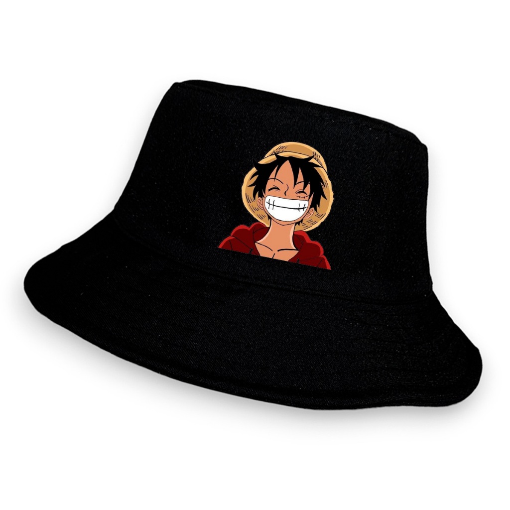 Bone Chapeu Bucket Hat Cabeça Luffy One Piece Serie Anime | Shopee Brasil