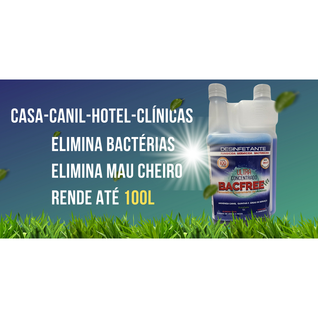 Desinfetante Bactericida Pet Super Concentrado Elimina Mau odores Rende ...