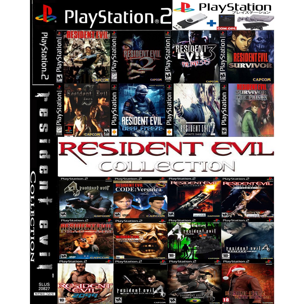 Resident Evil Collection Playstation 2 / PS2 | Shopee Brasil