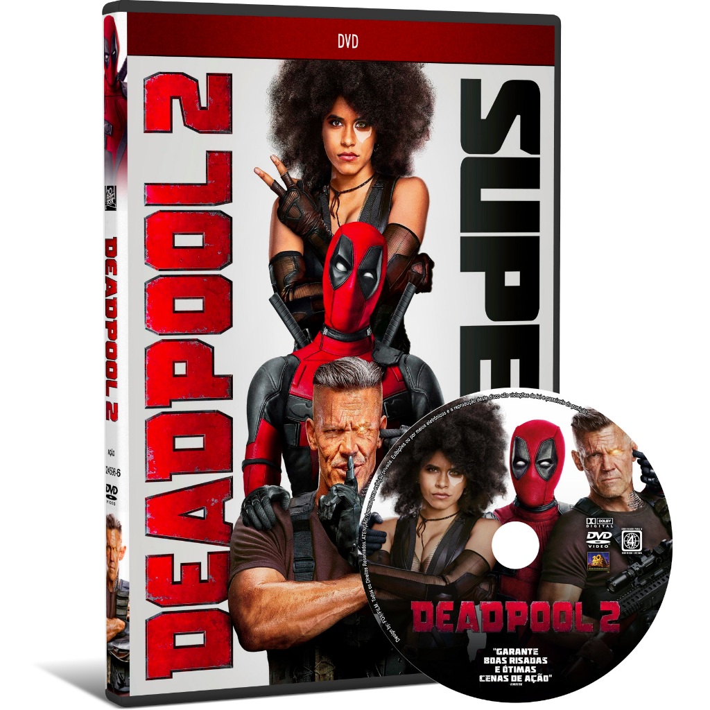 DVD Deadpool 2 Versão Estendida (2018) | Shopee Brasil
