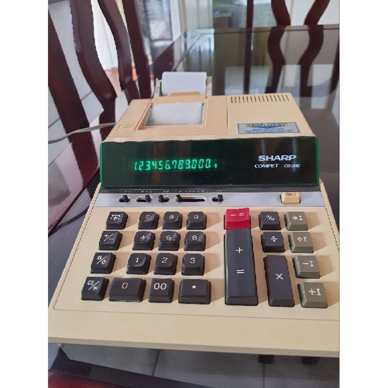 Calculadora Sharp Compet CS-2612 | Shopee Brasil
