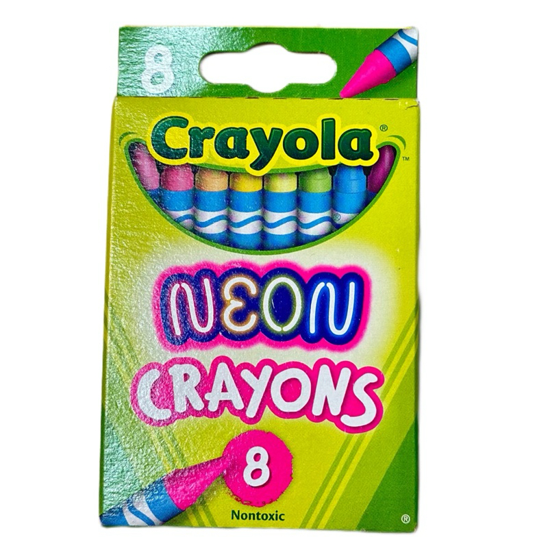 Crayola Neon 8 Unidades | Shopee Brasil