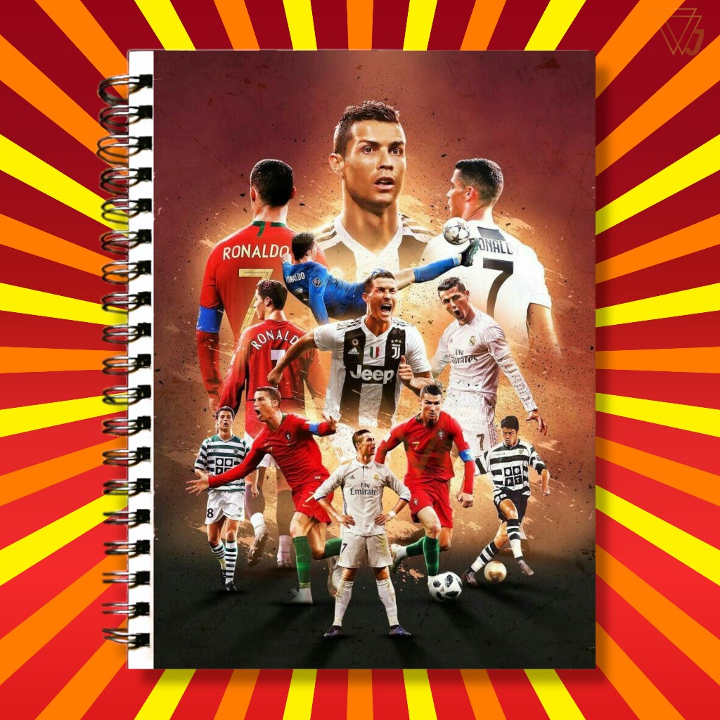 Adesivo Para Capa de Caderno Cristiano Ronaldo Futebol Top Excelente ...