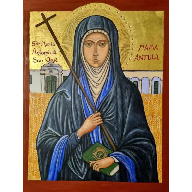 Ícone de Santa Maria Antonia de San José - Mama Antula - 10cm | Shopee ...